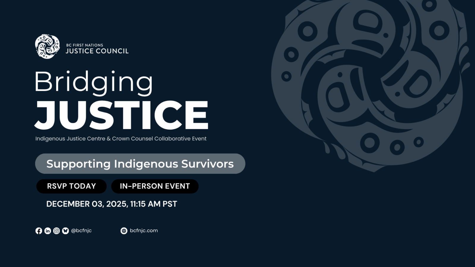 Bridging Justice 2025: Supporting Indigenous Survivors - Vancouver - BC ...